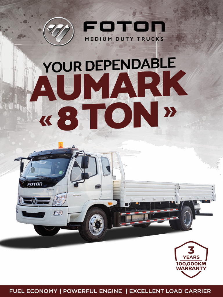 Foton-Aumark-8 TON SPECS | PDF