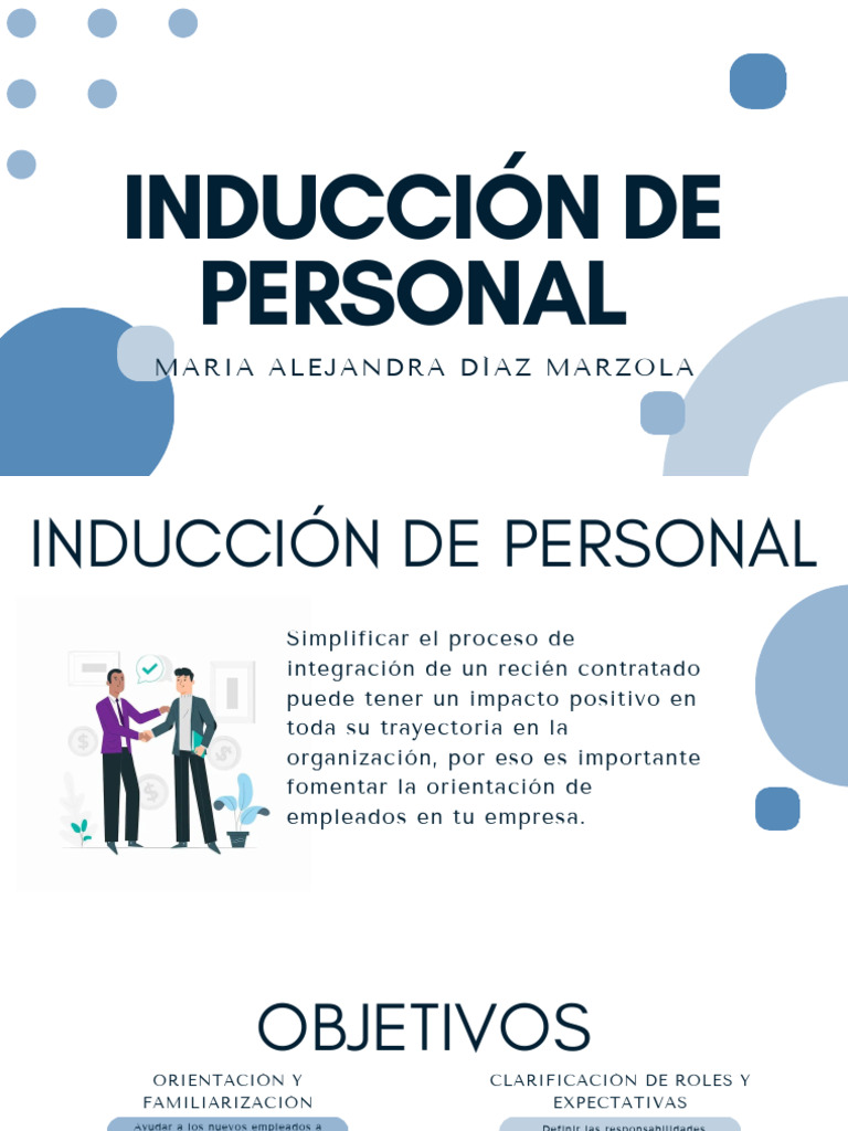 Inducción de Personal | PDF | Business | Gestión de recursos humanos