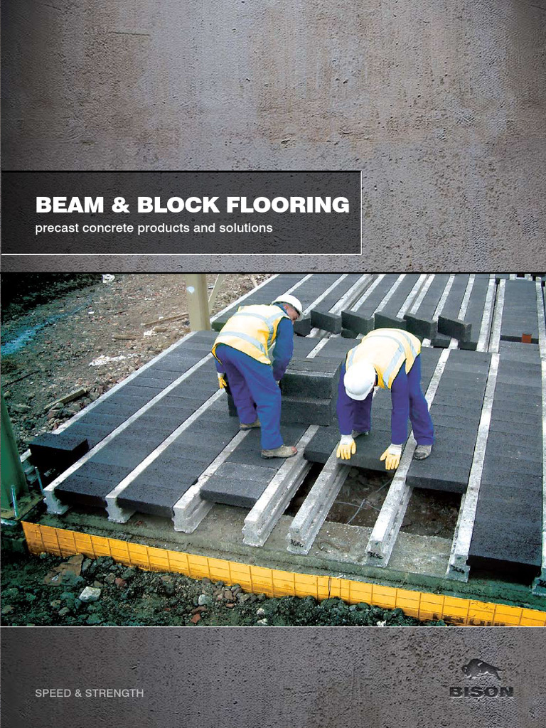 Bison Beam and Block | PDF | Precast Concrete | Concrete