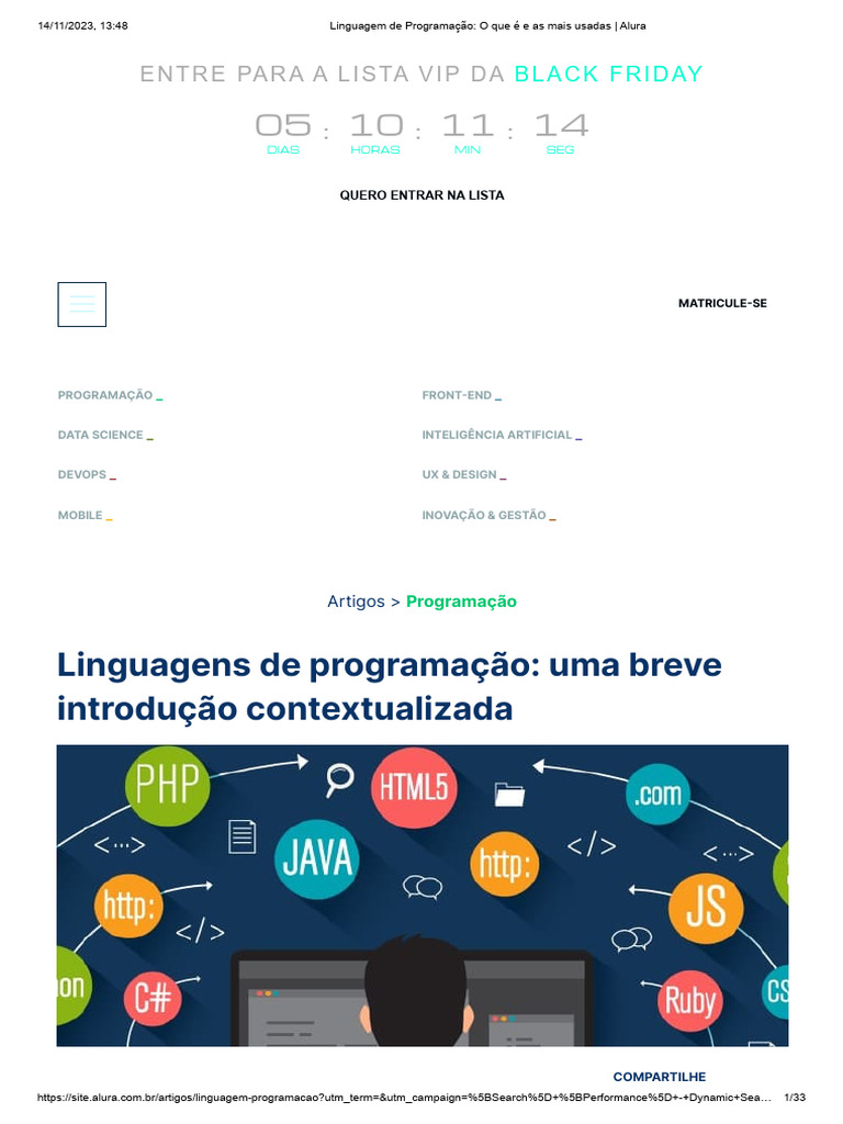 O que é Linguagem de Programação? | PDF | Linguagem de programação ...