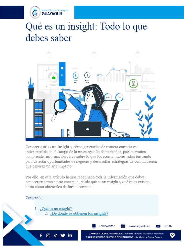 Insight | PDF | Marketing | Investigación de mercado