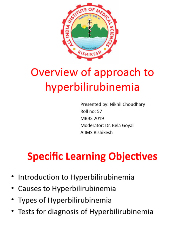 57-Overview of Approach to Hyperbilirubinemia | PDF | Gastroenterology ...
