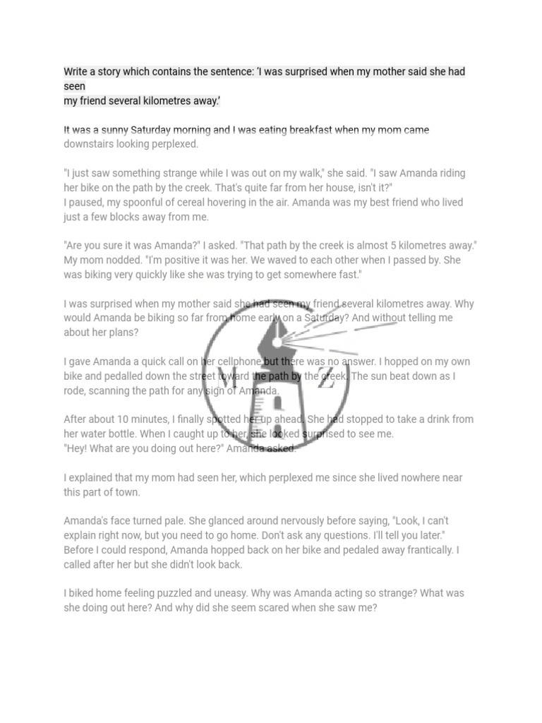 Sample Narratives 1 | PDF