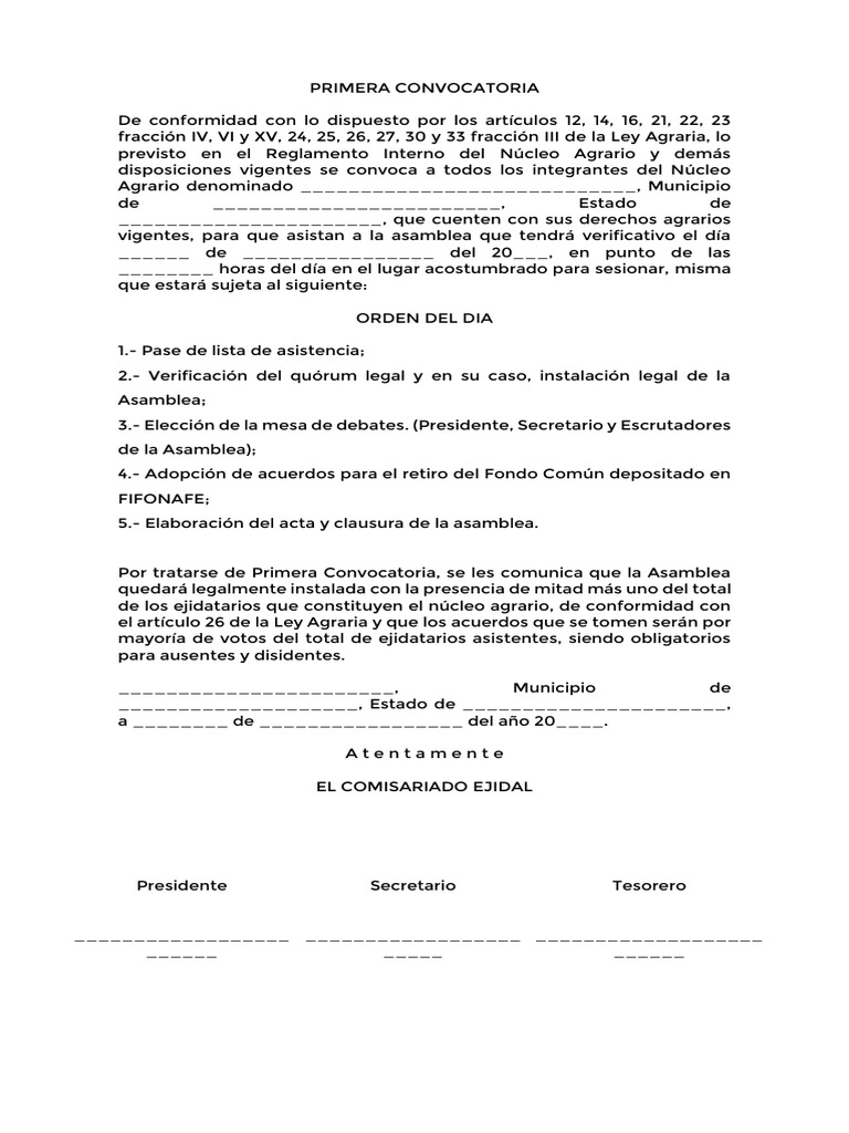 Formato Solicitud Uso Comun 2019 | PDF | Quórum | Gobierno