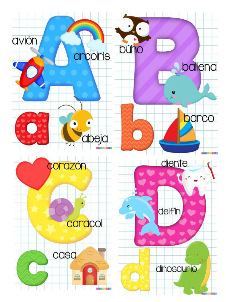 ABECEDARIO PARA RECORTAR | PDF