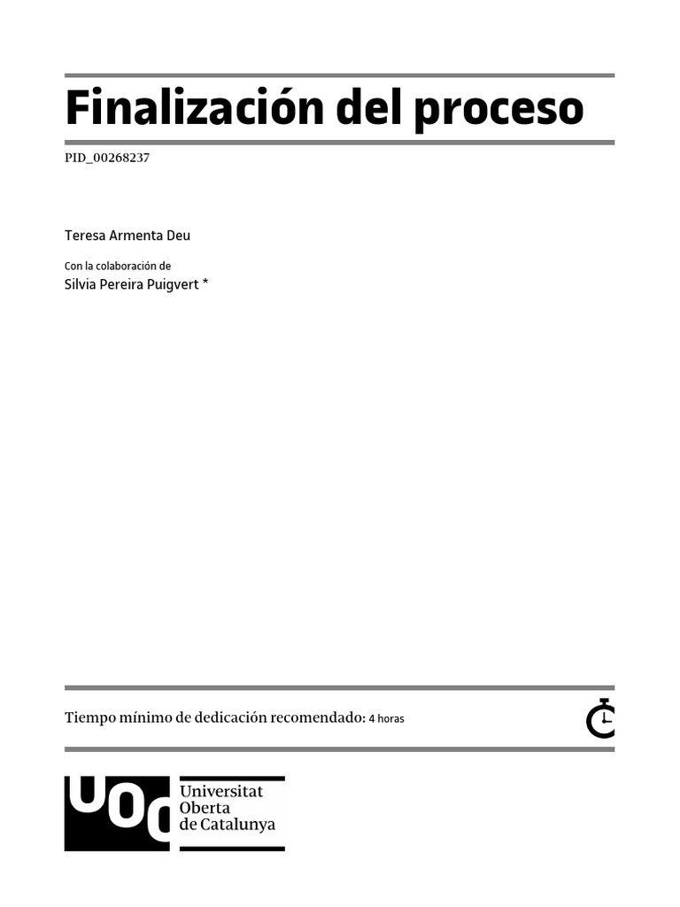 Finalización Del Proceso | Descargar gratis PDF | Sentencia (ley ...