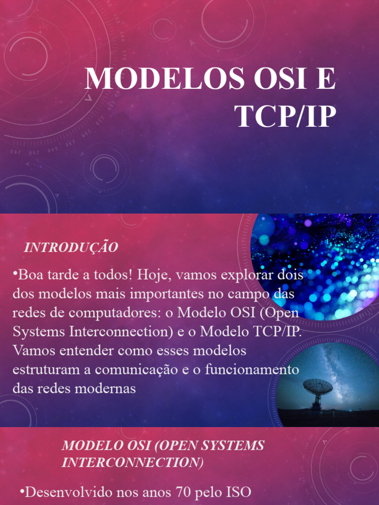 Modelos Osi e TCP | Download grátis PDF | Modelo OSI | Suíte de ...