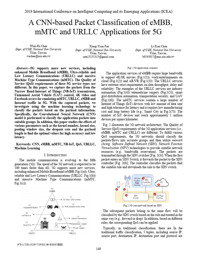 CNN para Embb MMTC y Urllc | PDF | Computer Network | Quality Of Service