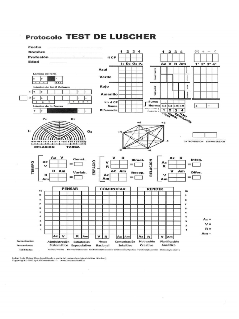 Protocolo Luscher | PDF