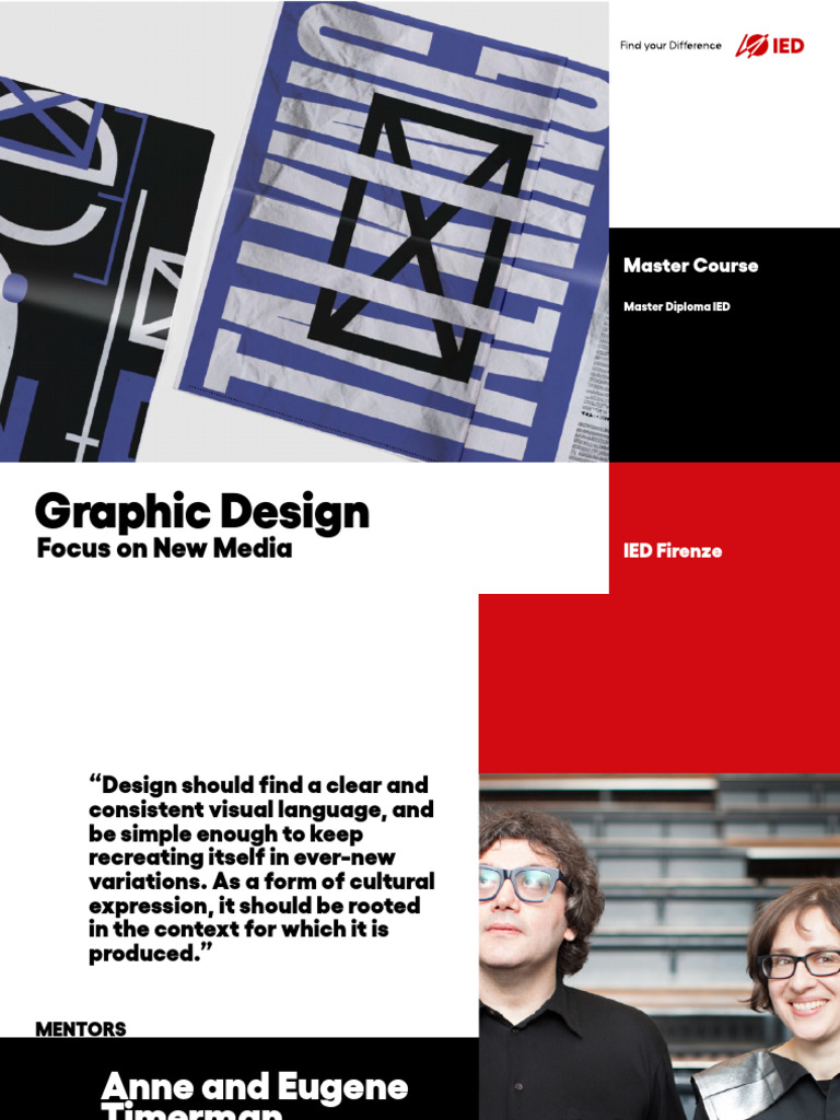 IED Firenze Master in Graphic Design | PDF | Graphic Design | Brand