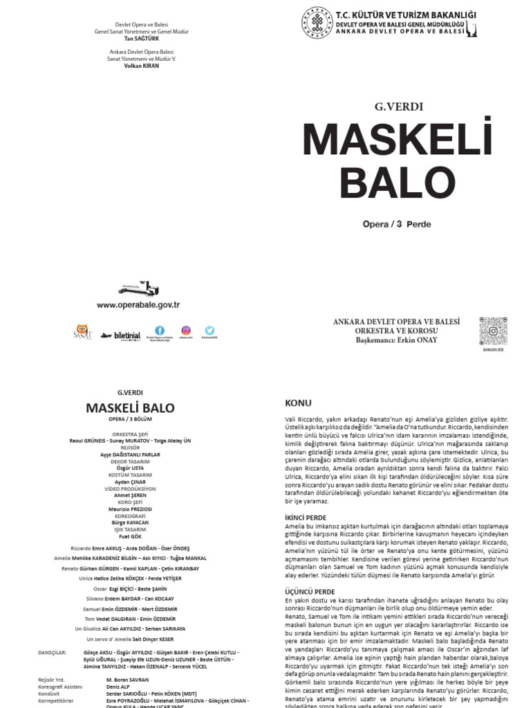 Maskeli Balo Broşür | PDF