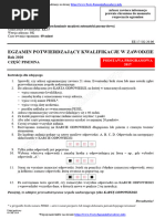 Ele05 2024 Styczen Egzamin Zawodowy Praktyczny | PDF