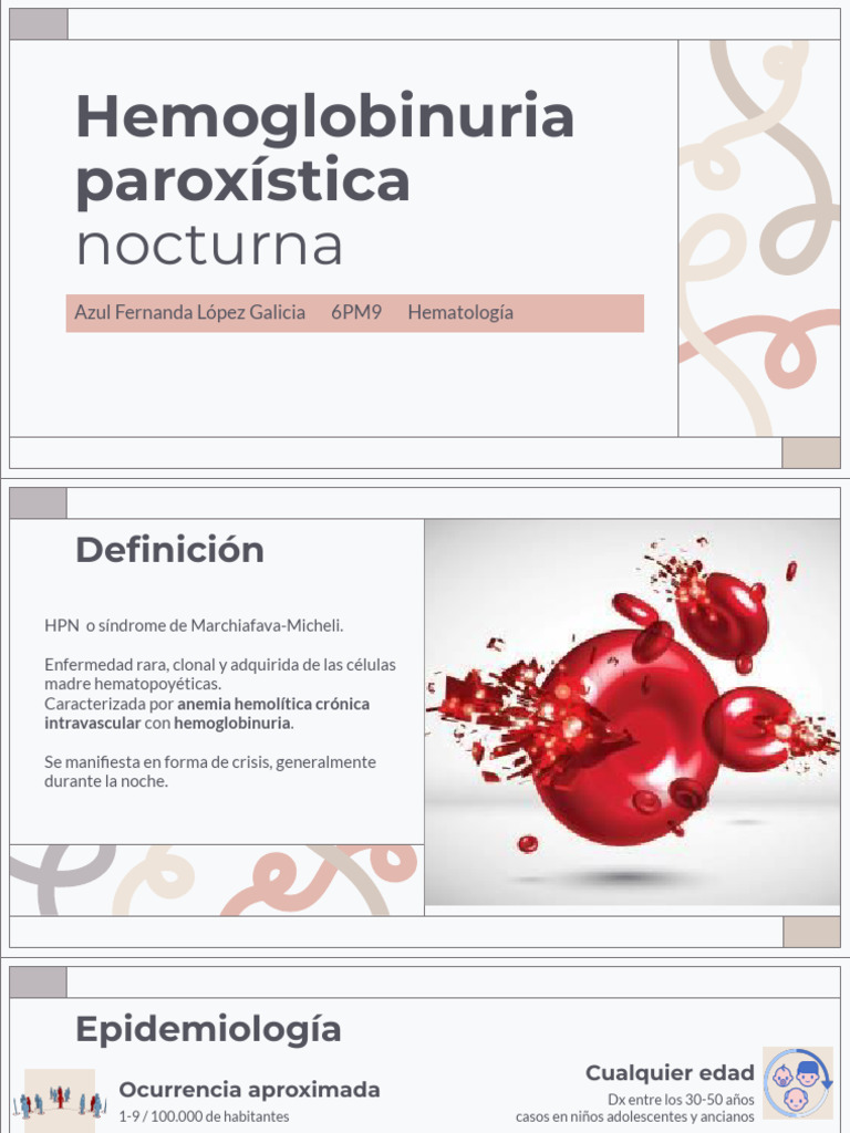 Hemoglobinuria Paroxística Nocturna | Descargar gratis PDF | Sistema ...