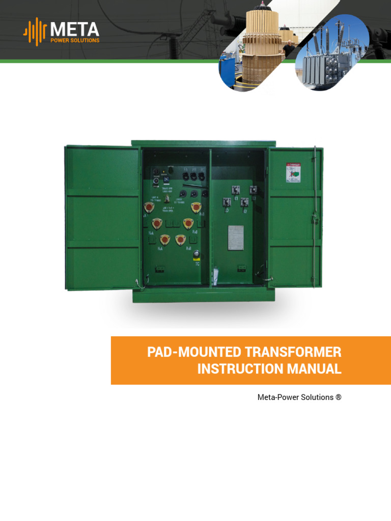 Pad Mounted Transformer Instruction Manual3 | PDF | Fuse (Electrical ...