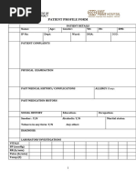 Patient Profile Form | PDF