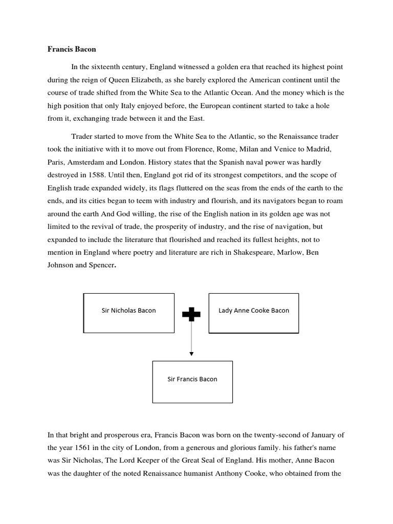 Francis Bacon | PDF | Francis Bacon | Renaissance