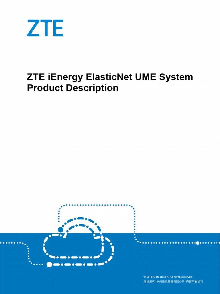 ZTE iEnergy ElasticNet UME Overview | PDF | Computer Network | Server ...