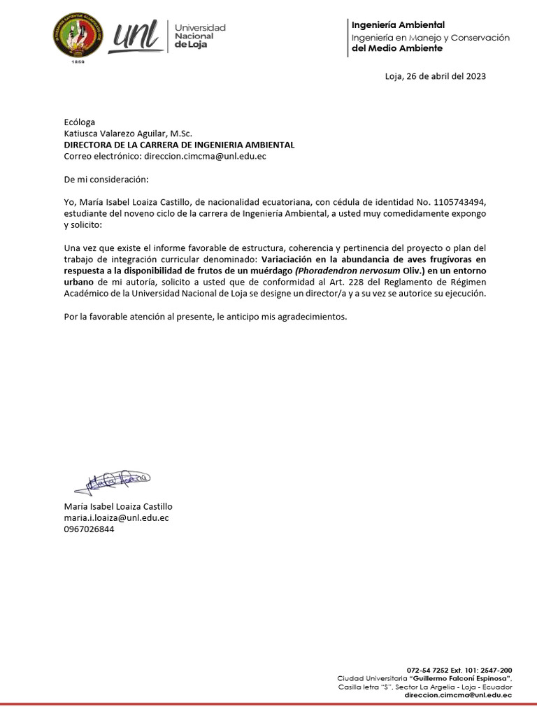 Formato Solicitud para Designación de Director | PDF