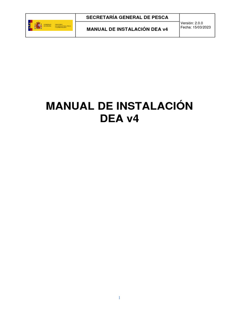 Manual de Instalación DEA v4 | PDF | Software | Ciencias de la Computación