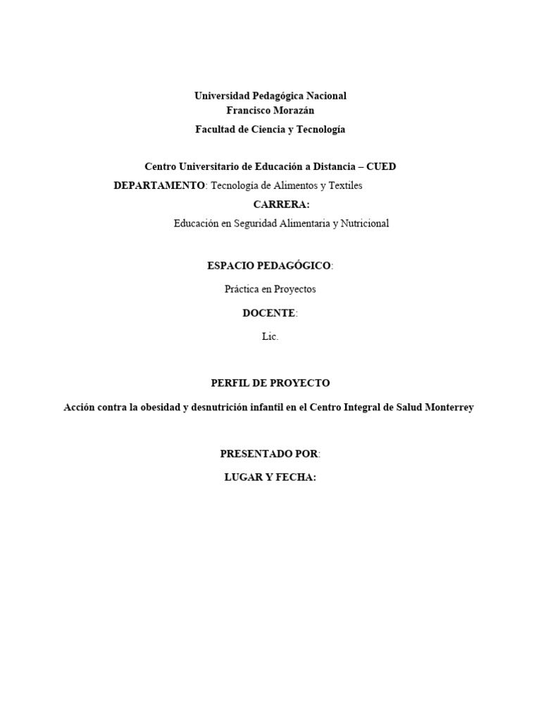 PROYECTO3 | PDF | Obesidad | Obesidad infantil