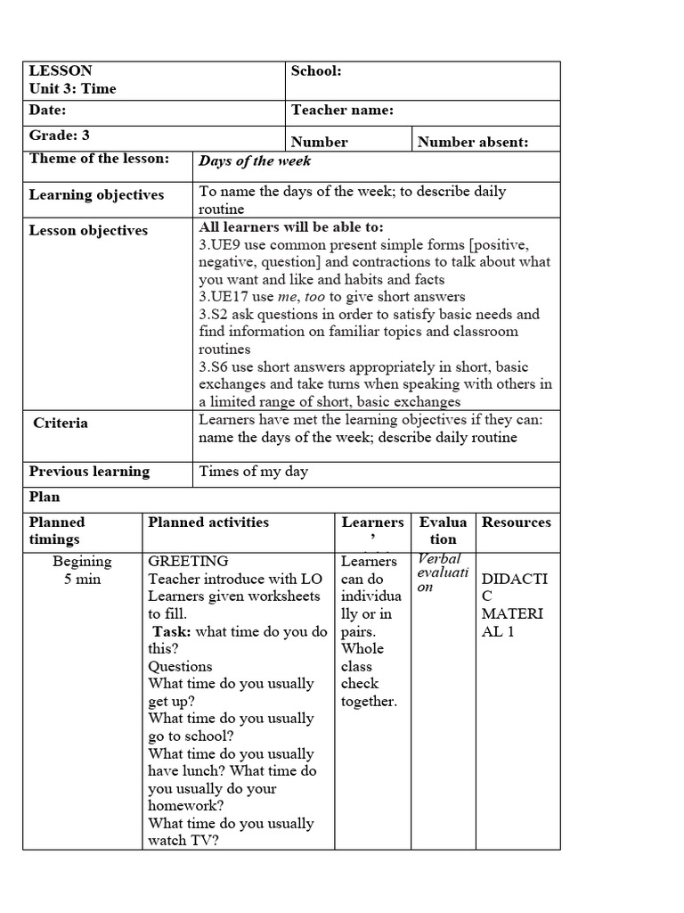 LESSON | PDF | Learning | Cognitive Science