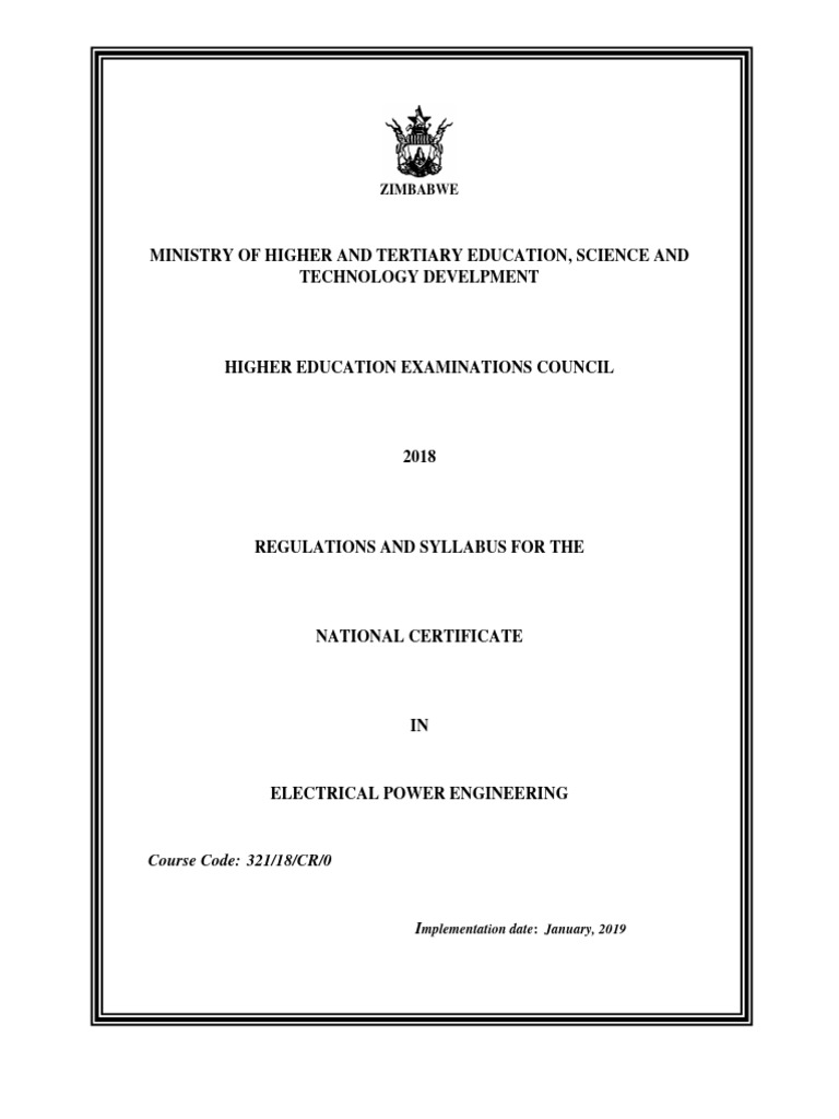 321.18.CR.0 NC Electrical Power Engineering 2018 | PDF | Electric Power ...