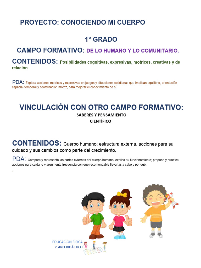 Explorando Mi Cuerpo en 1er Grado | PDF | Evaluación | Maestros