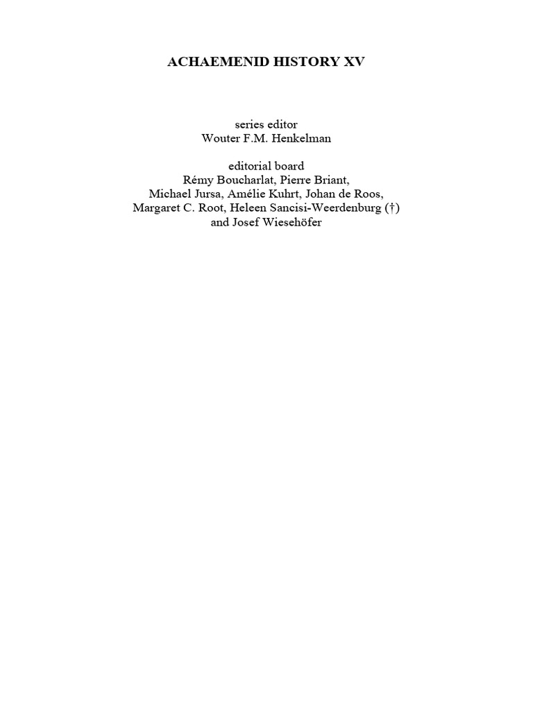 The Ezida Temple of Borsippa Priesthood | PDF | Achaemenid Empire
