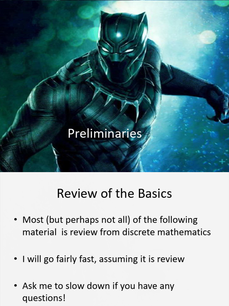 1 - Preliminaries | PDF | Function (Mathematics) | Set (Mathematics)