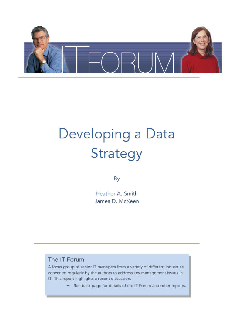 Data Strategy | PDF | Data | Information