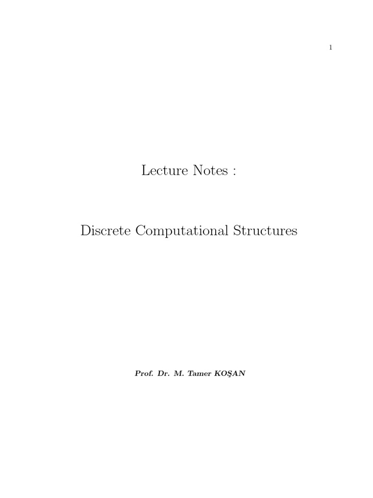 Discrete 1 | PDF | Proposition | Prime Number