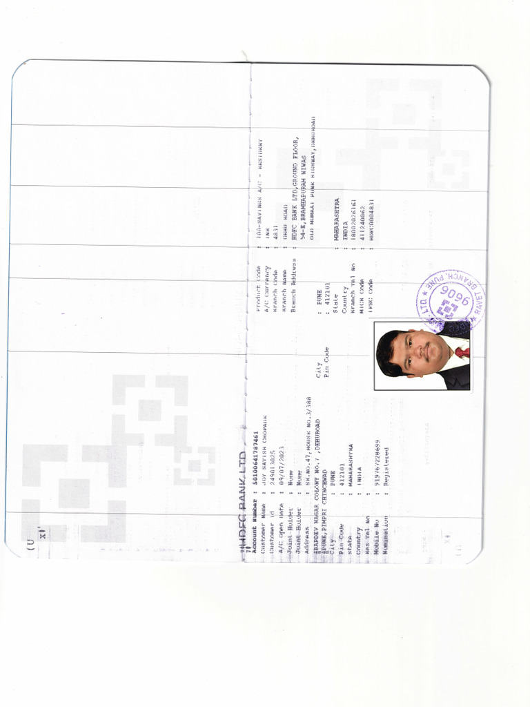 HDFC Passbook | PDF