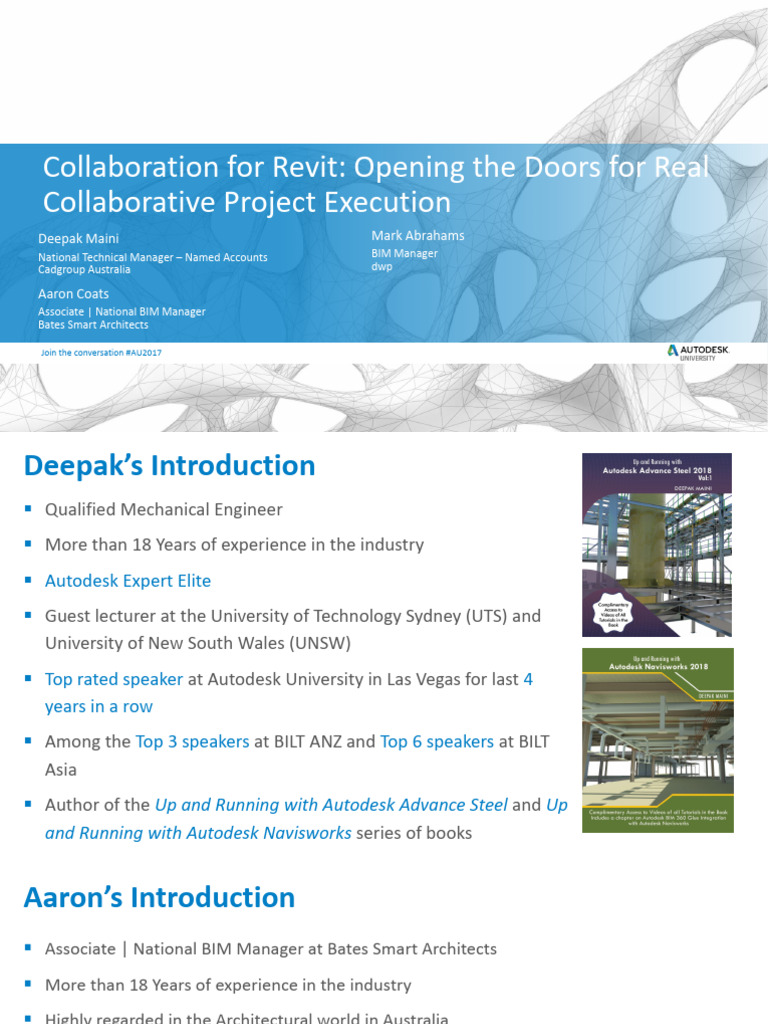 Class Presentation AS119047 Collaboration For Revit Opening The Doors For Real Collaborative ...
