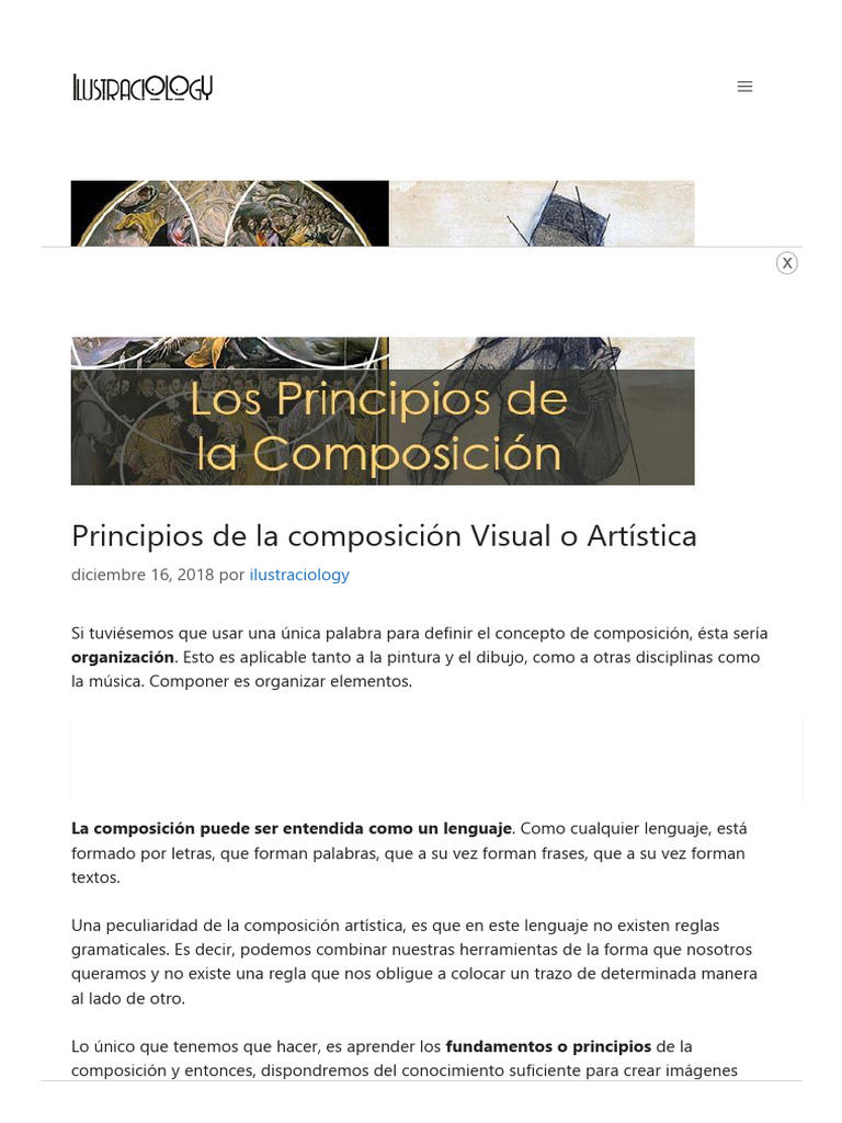 Principios de La Composición Visual o Artística - Ilustraciology | PDF ...