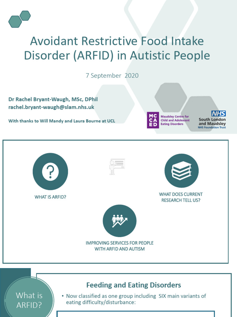 ARFID in Autistic Individuals: Insights and Care | PDF | Autism ...