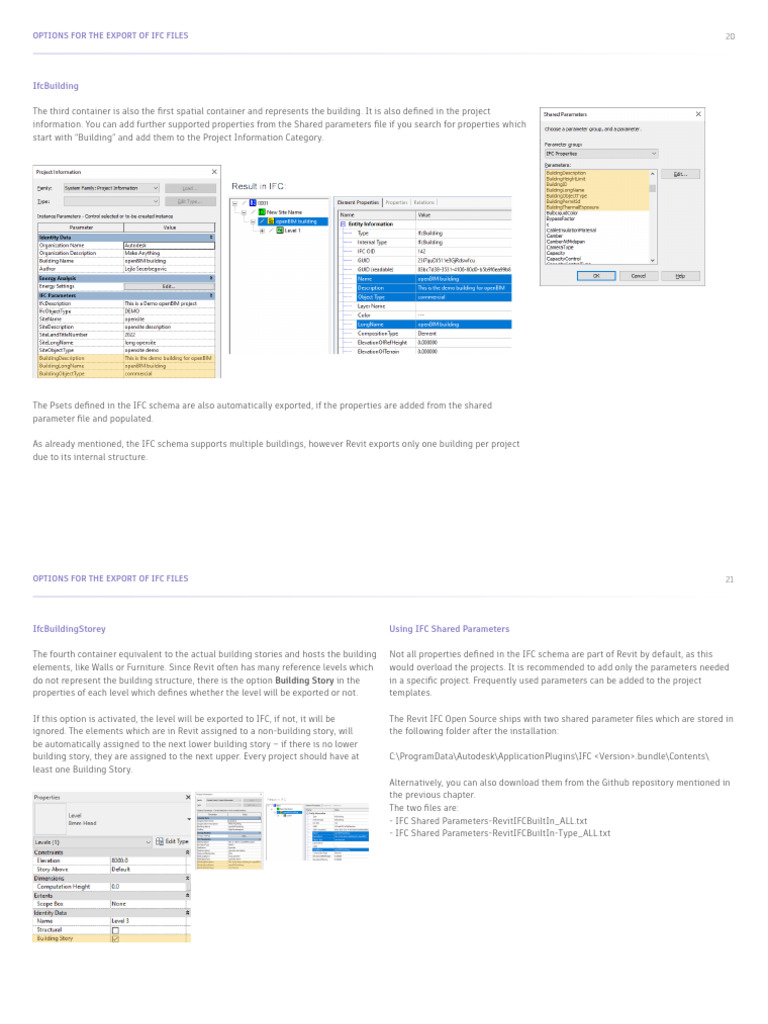Class Handout BES500080 Revit IFC Manual v2-20-22 | PDF | Autodesk Revit | Parameter (Computer ...