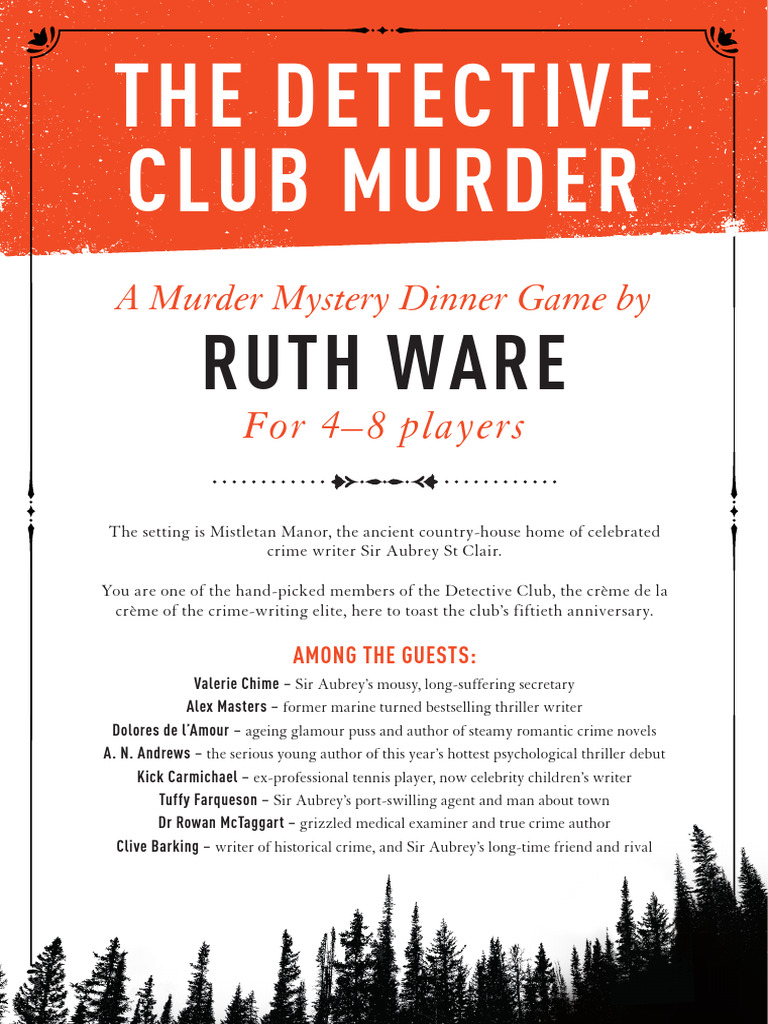 The Detective Club Murder: Ruth Ware | PDF | Foods | Cuisine