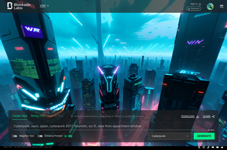 Cyberpunk Apartment Window Views | PDF