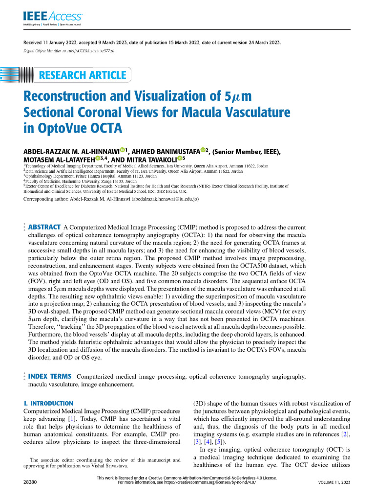 Reconstruction and Visualization of 5m Sectional Coronal Views For ...