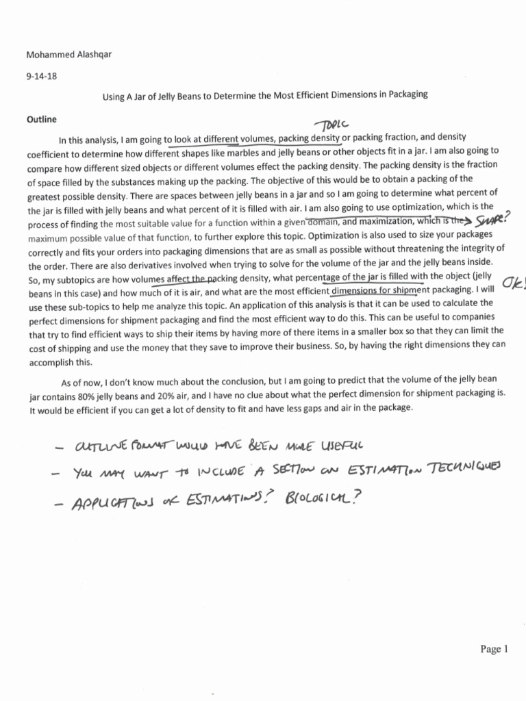 Ia Outlines - Feedback All 24 | PDF