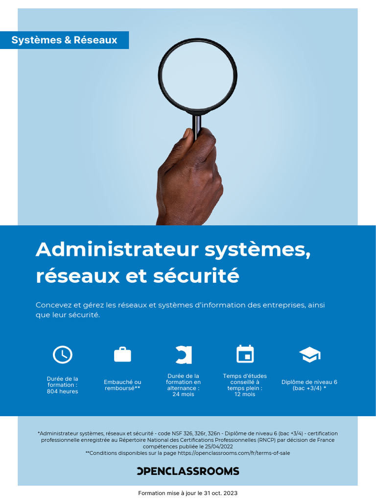 Formation Administrateur Systèmes et Réseaux | PDF | Serveur ...