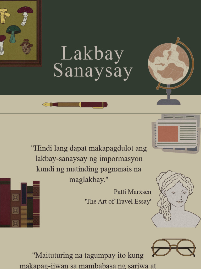 Lakbay Sanaysay | PDF