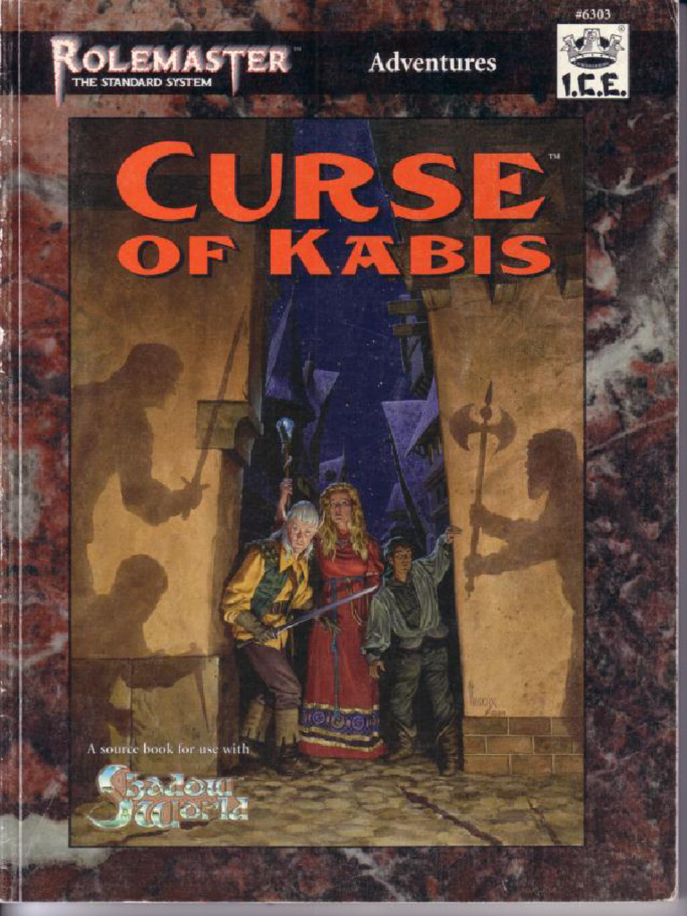 ICE6303 -Rolemaster-Shadow World - Curse of Kabis (1995) | PDF