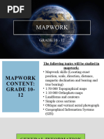 Mapwork Booklet GR 10 12 | PDF