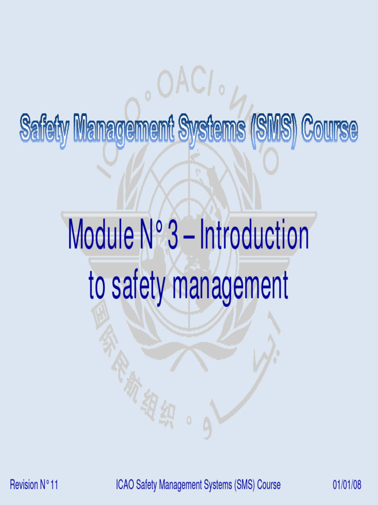 SMS Course: Safety Management Overview | PDF | Risk | Airport