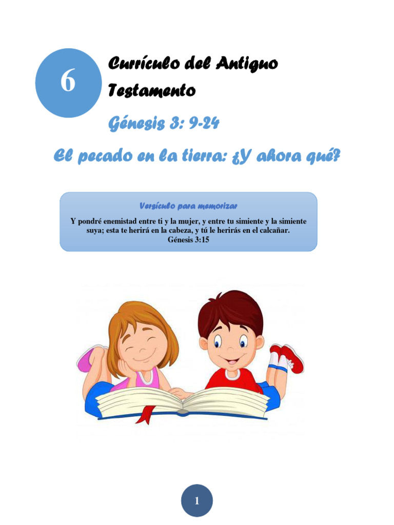 Lección sobre Adán y Eva para niños | PDF | Adán y Eva | Adán