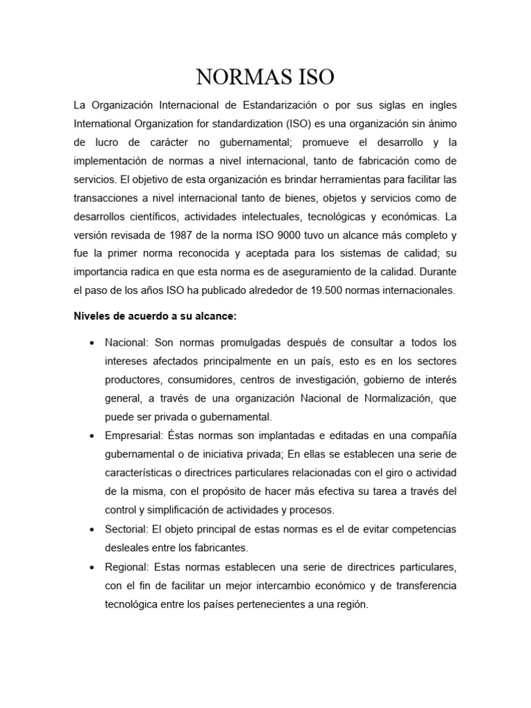 Normas Iso | PDF | Seguridad alimenticia | Análisis de Riesgo y Puntos Críticos de Control