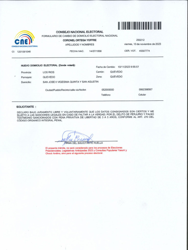 Documento de Cne | PDF