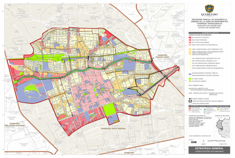 Programa Parcial de Desarrollo Urbano de La Zona de Monumentos y Barrios Tradicionales | PDF