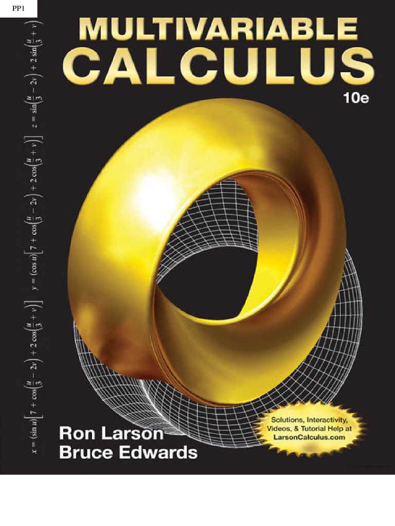 Multivariable Calculus by Ron Larson, Bruce Edward - U5XJD9LyBRsC | PDF